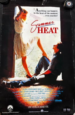 1987 Summer Heat Promo Movie Poster 23x26 Lori Singer, Anthony Edwards ...