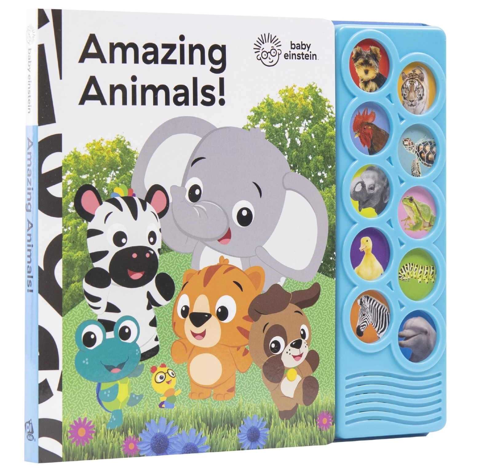 Baby Einstein - Amazing Animals 10-Button Sound Book - PI Kids (Play-A ...