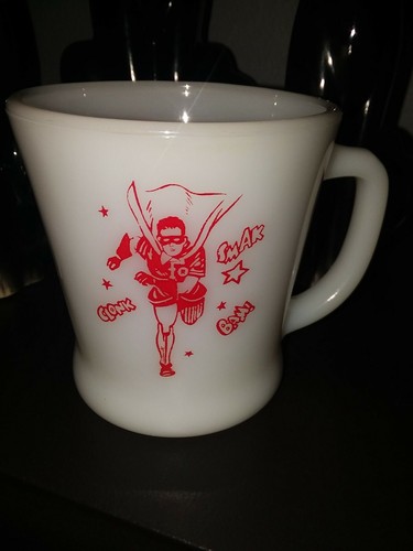 Vintage 1960’s - Anchor Hocking Fire King - Batman - Robin Boy Wonder ...