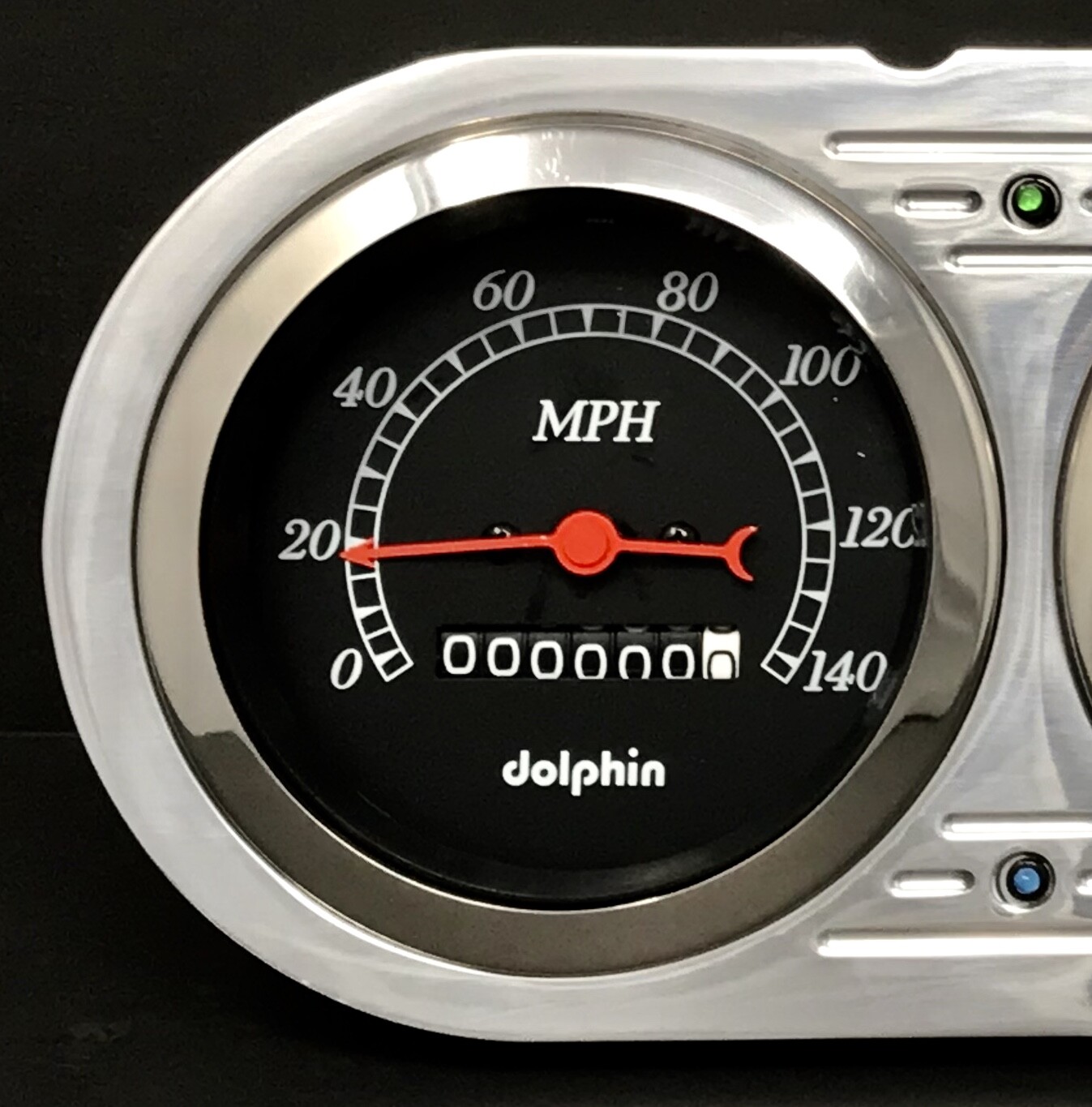 1963-1965 Chevy Nova 3 Gauge Dash Panel Quad Style Cluster Black ...