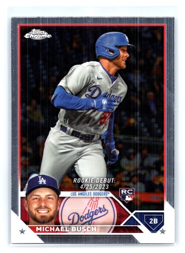 2023 Topps Chrome Update Michael Busch #USC105 Rookie Card | eBay