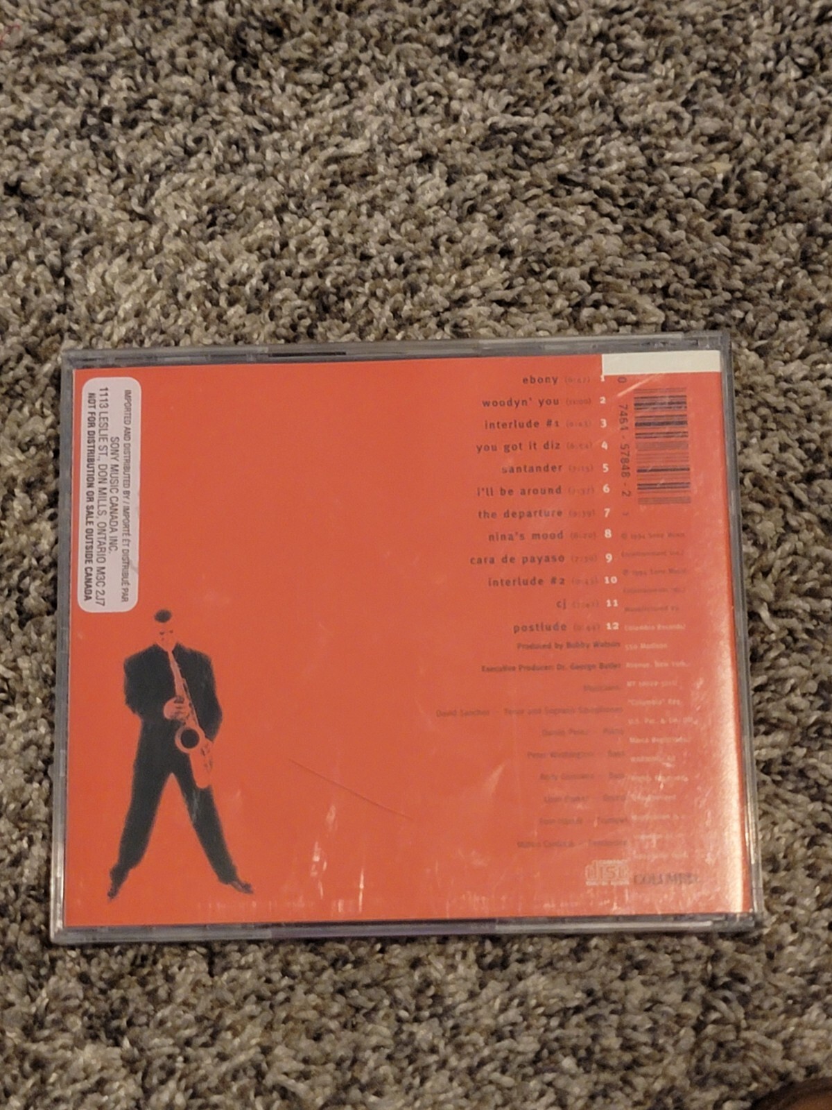 The Departure by David Sanchez Saxophone CD, Columbia USA 74645784823| eBay