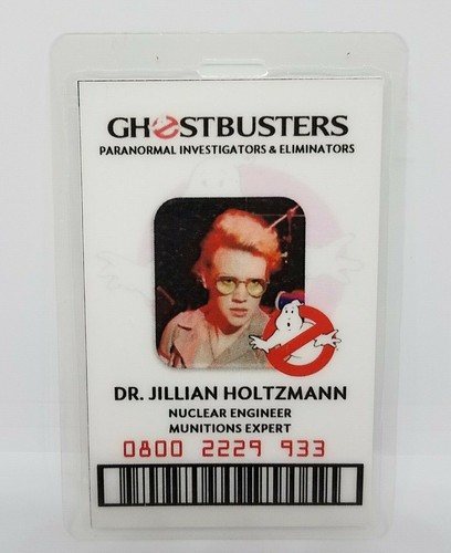 Ghostbusters ID Badge - Dr. Jillian Holtzmann cosplay costume | eBay