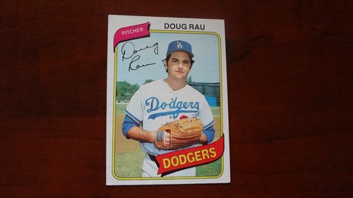 1980 TOPPS # 527 DOUG RAU BASEBALL CARD | eBay