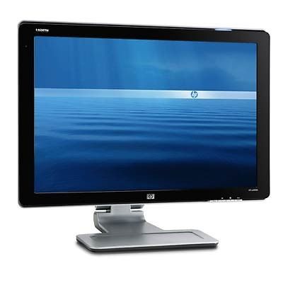 HP Pavilion w2408h 24" Widescreen LCD Monitor, built-in Speakers for ...
