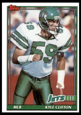 1991 Topps #479 Kyle Clifton New York Jets Football Card | eBay