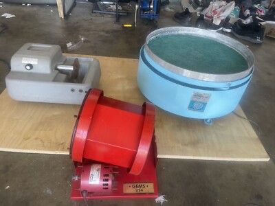 LORTONE 20" FLAT LAP AMERITOOL SAW BLADE ROTARY BARREL TUMBLER SET | eBay