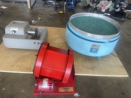 LORTONE 20" FLAT LAP AMERITOOL SAW BLADE ROTARY BARREL TUMBLER SET | eBay