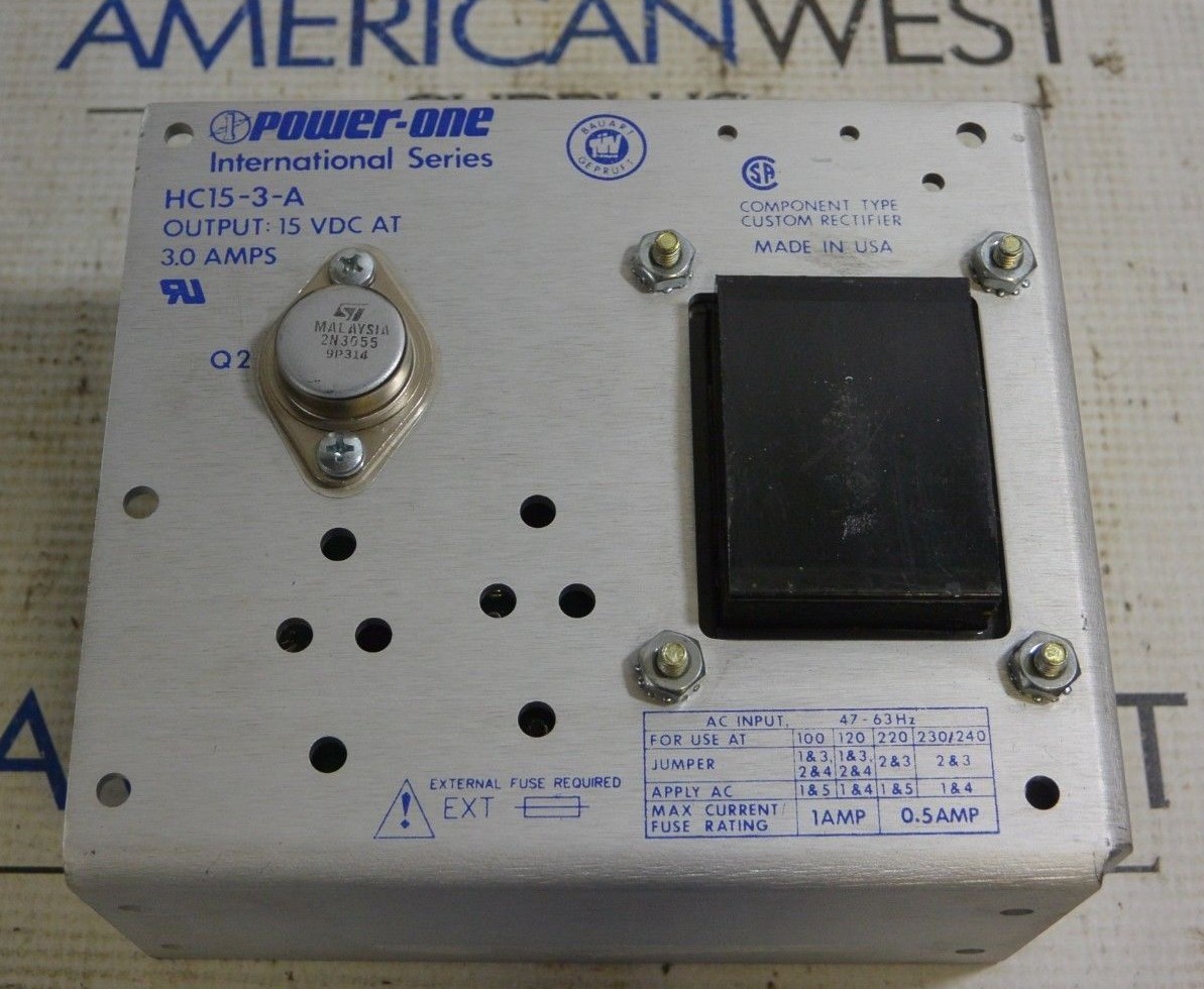Power One HC15-3-A Power Supply Unit | eBay
