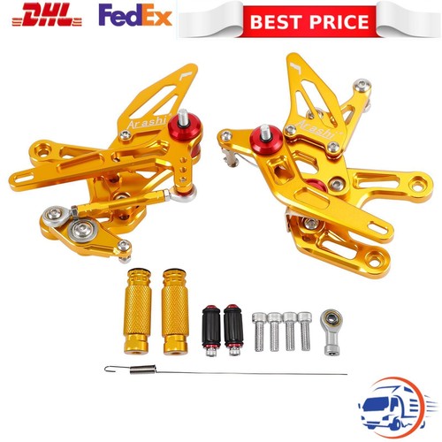 ALU ADJUSTABLE REAR SET REARSET For KAWASAKI ZX10R ZX10R 2021 2022 2023 ...