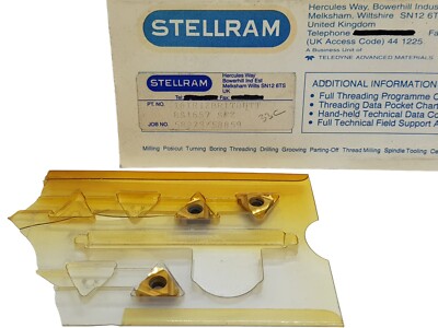 11IR 20W Stellram Carbide Inserts K20 Tips x3 13778 IS4 | eBay