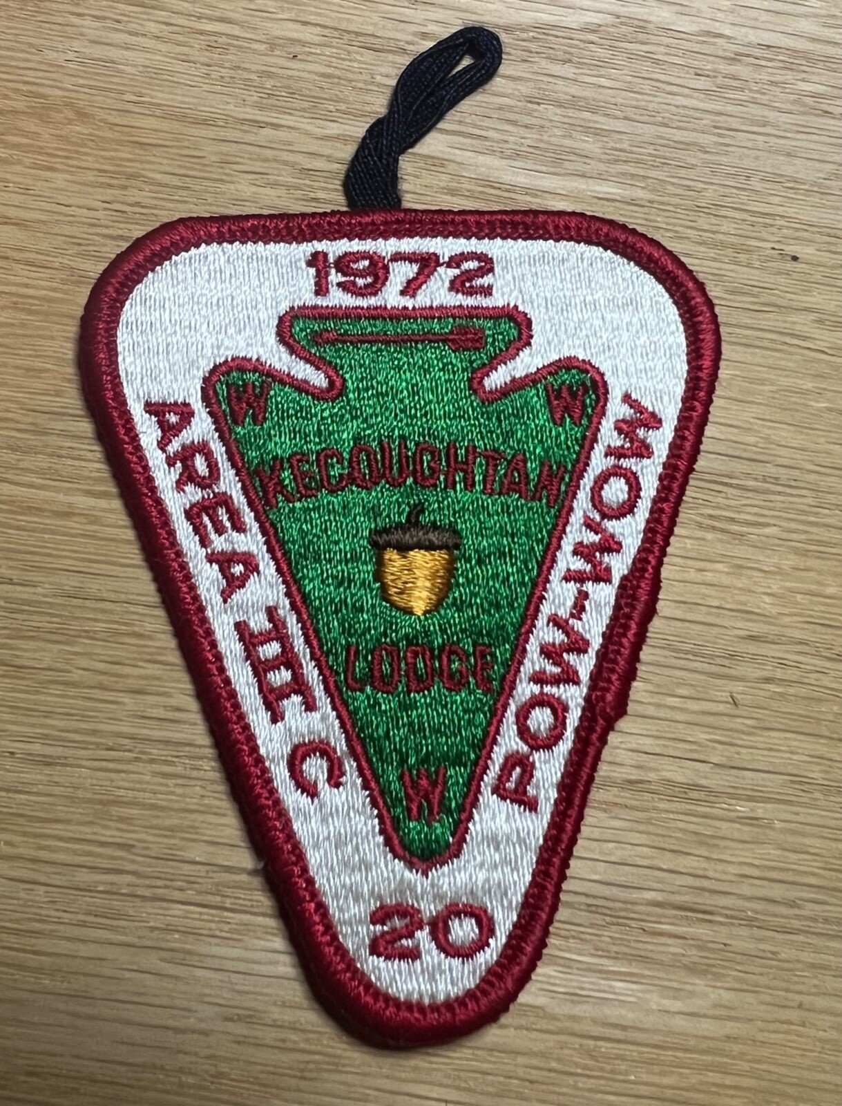 1972 OA AREA 3C Order of the Arrow Pow Wow PATCH Kecoughtan Lodge 463 ...