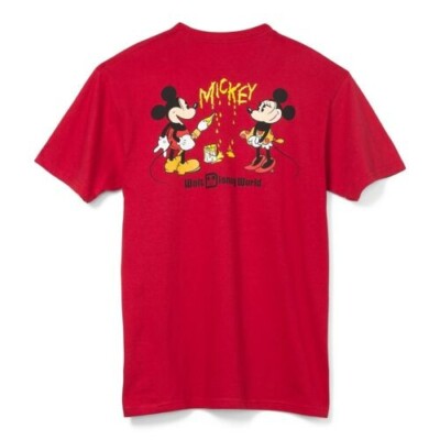 Disney Vans Shirt Adult XL 50th Anniversary Mickey Minnie Mouse Red | eBay