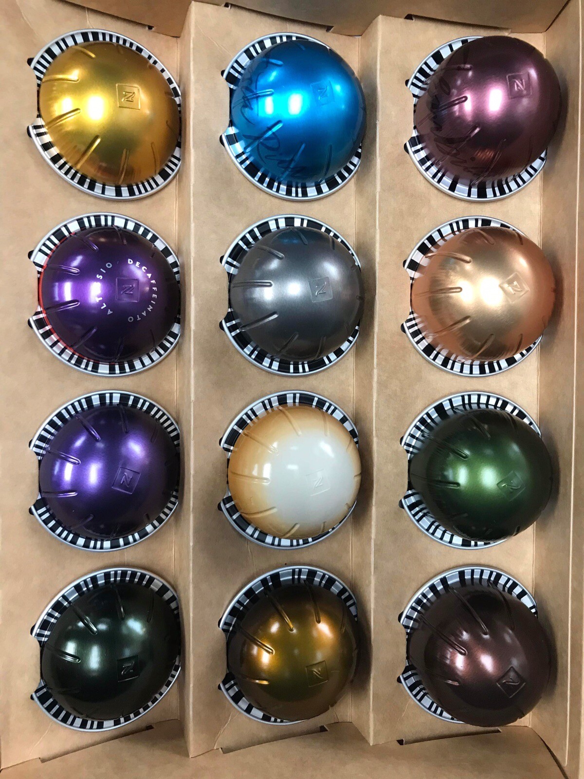 Nespresso Coffee Vertuoline Discovery Sampler Espresso Pods - 108 ...