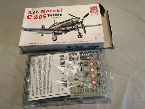 nos Super Model AER. MACCHI C.205 VELTRO 1/72 Scale Plastic Model Kit ...
