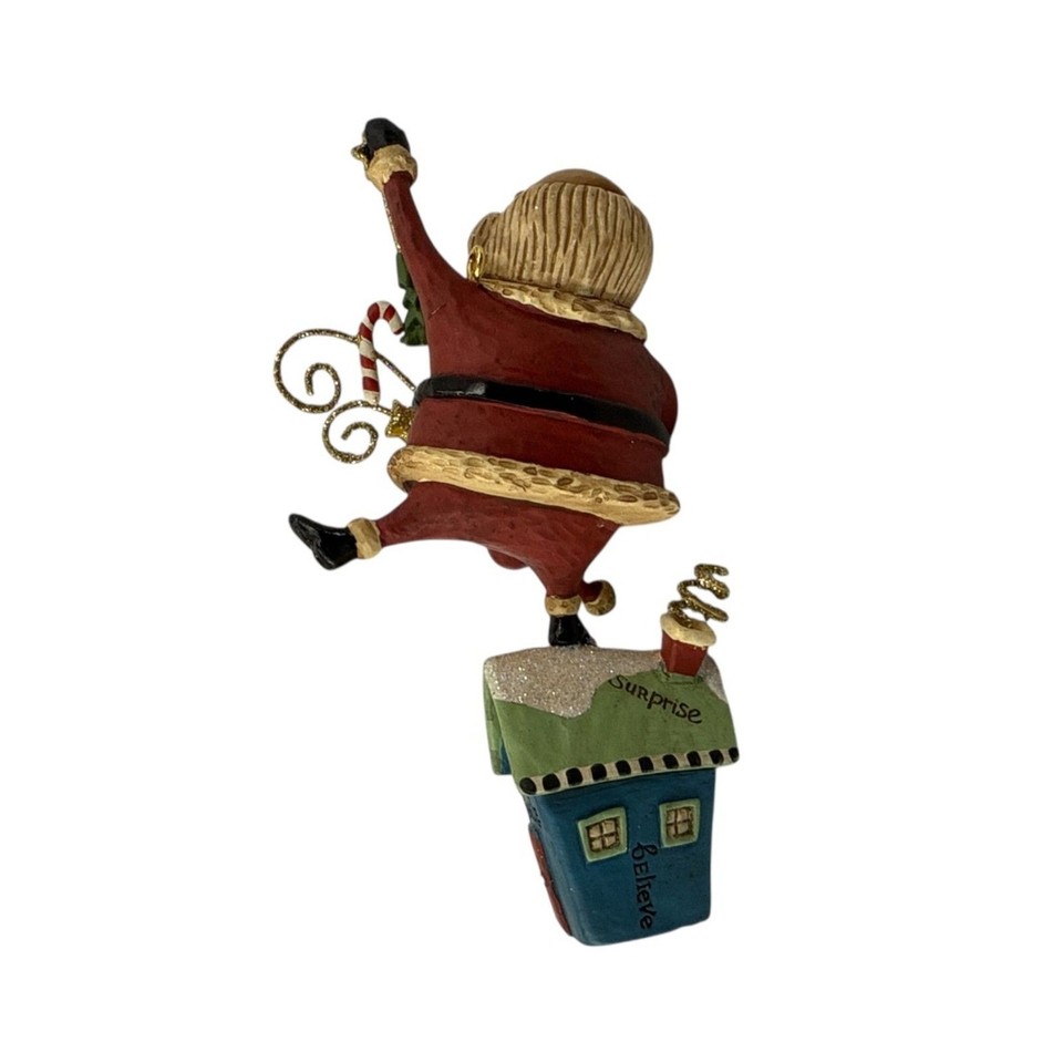 Hallmark Santa Claus 5 ornaments 2008 christmas magic twinkle spirit ...