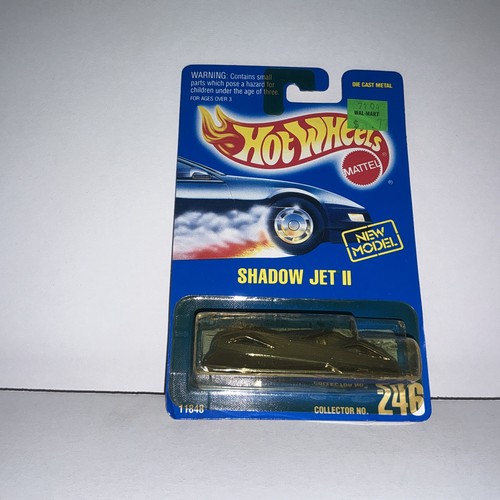Hot Wheels Shadow Jet II Collector No. 246 Blue Card Series #11848 ...