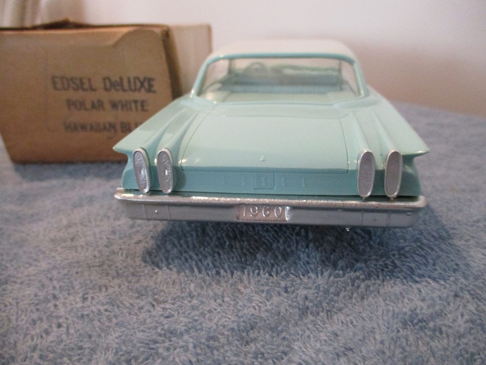 1960 Edsel dealer promotional model with the original box white over ...