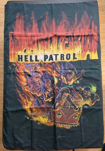 Pantera Hell Patrol 1999 - Fabric Poster Flag 40” X 30” - Rare - 90's ...