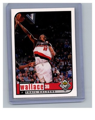 1998-99 UD Choice Preview #118 Rasheed Wallace | eBay