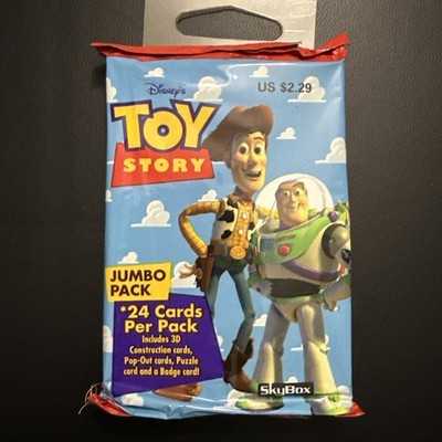 Disney Toy Story Trading Cards, 24 Cards SkyBox Jumbo-Pack "New Sealed ...