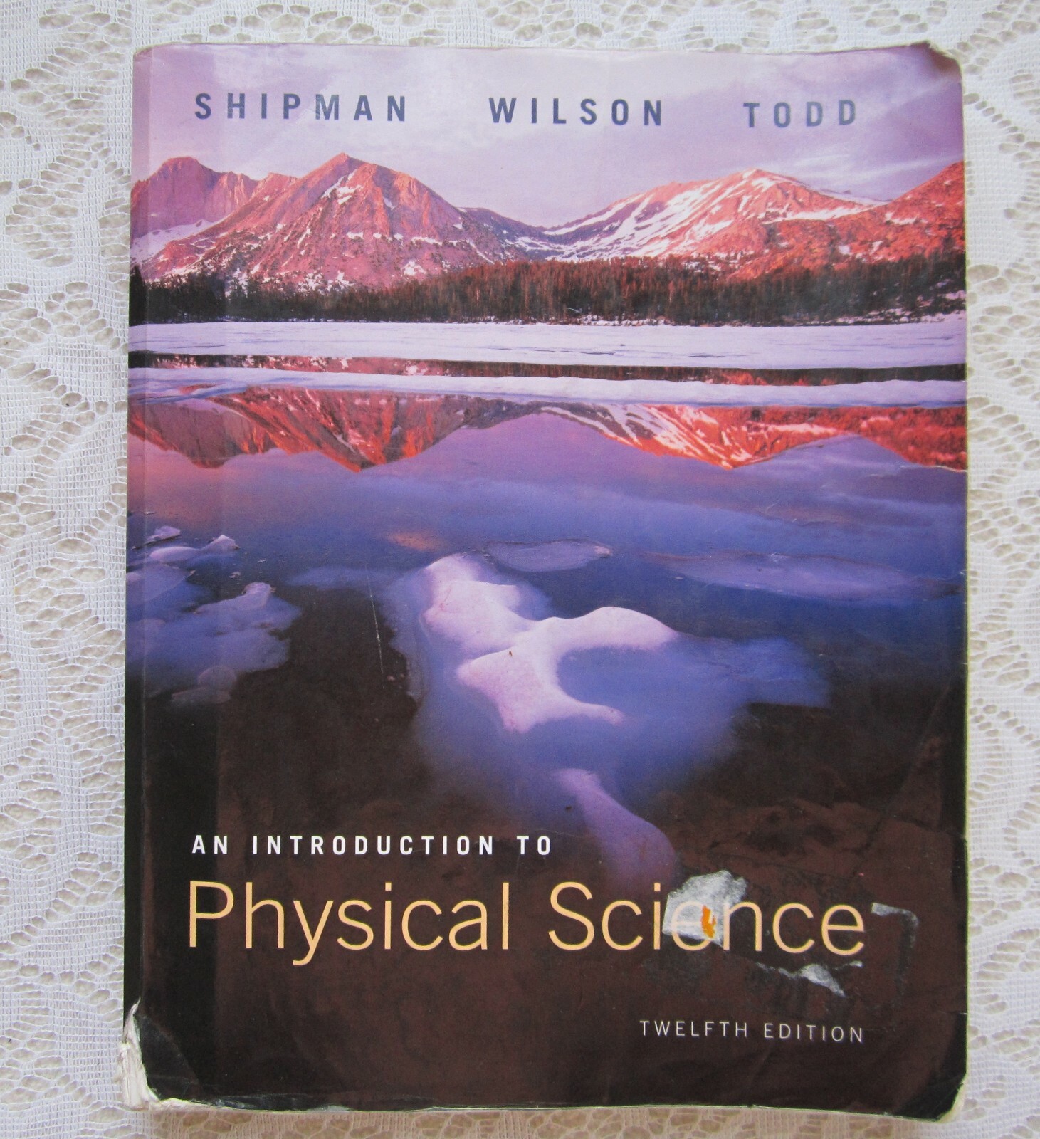 Paperback "An Introduction To Physical Science" Book~12th ed~Shipman ...