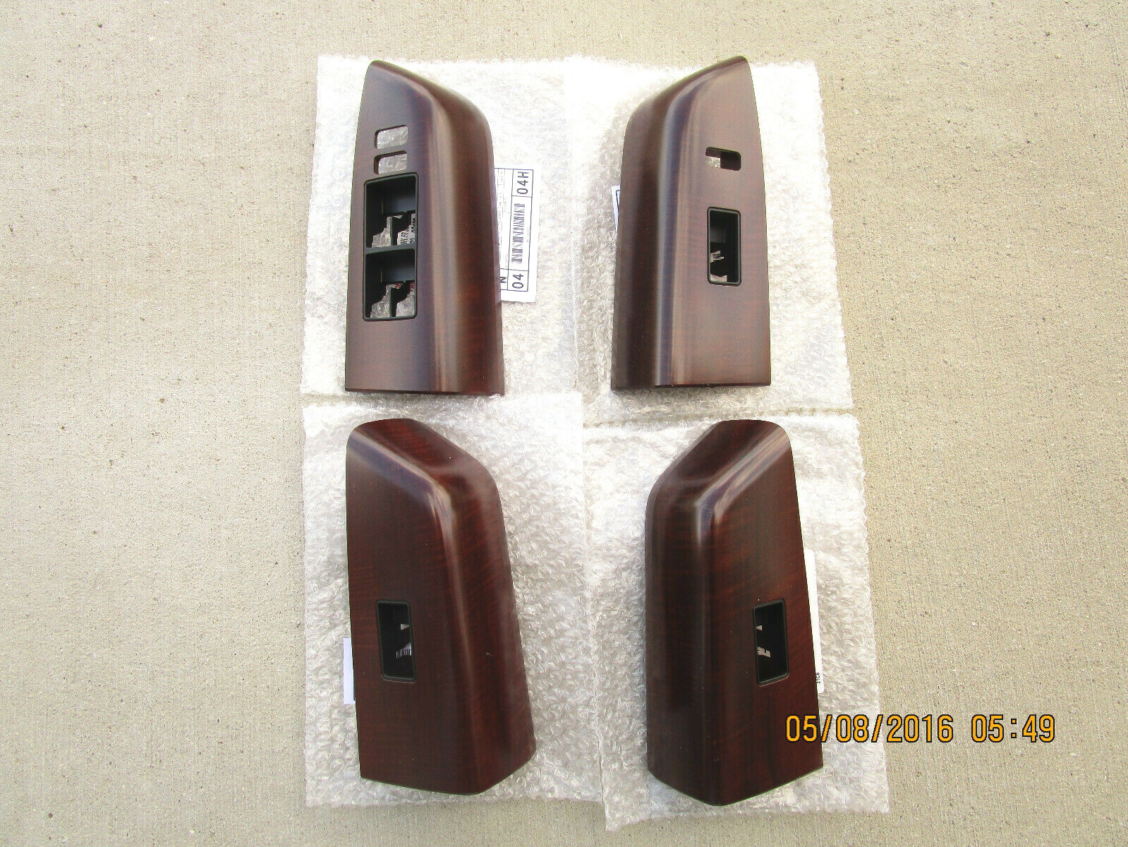 2008-2016 Toyota Sequoia Rear Window Switch Bezel Trim | Brown Wood ...