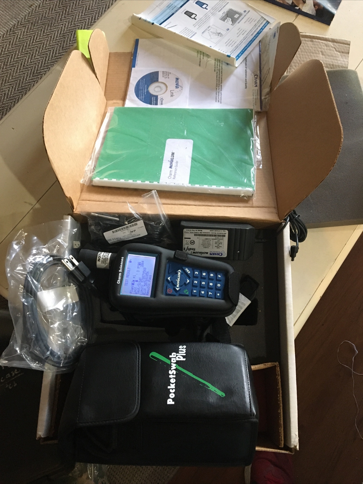 Charm NovaLum PocketSwab Plus Luminometer Detection System In Case ...