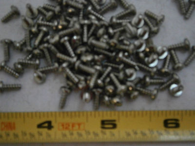 Metal Screws #4 x 5/16 Phillips Pan Head Type B Stainless Steel Lot of ...