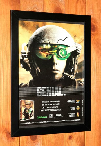 1999 Command & Conquer Tiberian Sun Rare Small Poster / Vintage Ad Page ...