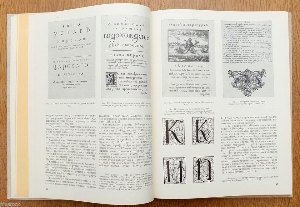 1974 Soviet Russia SOVIET TYPOGRAPHIC FONTS Russian Vintage Book Album ...