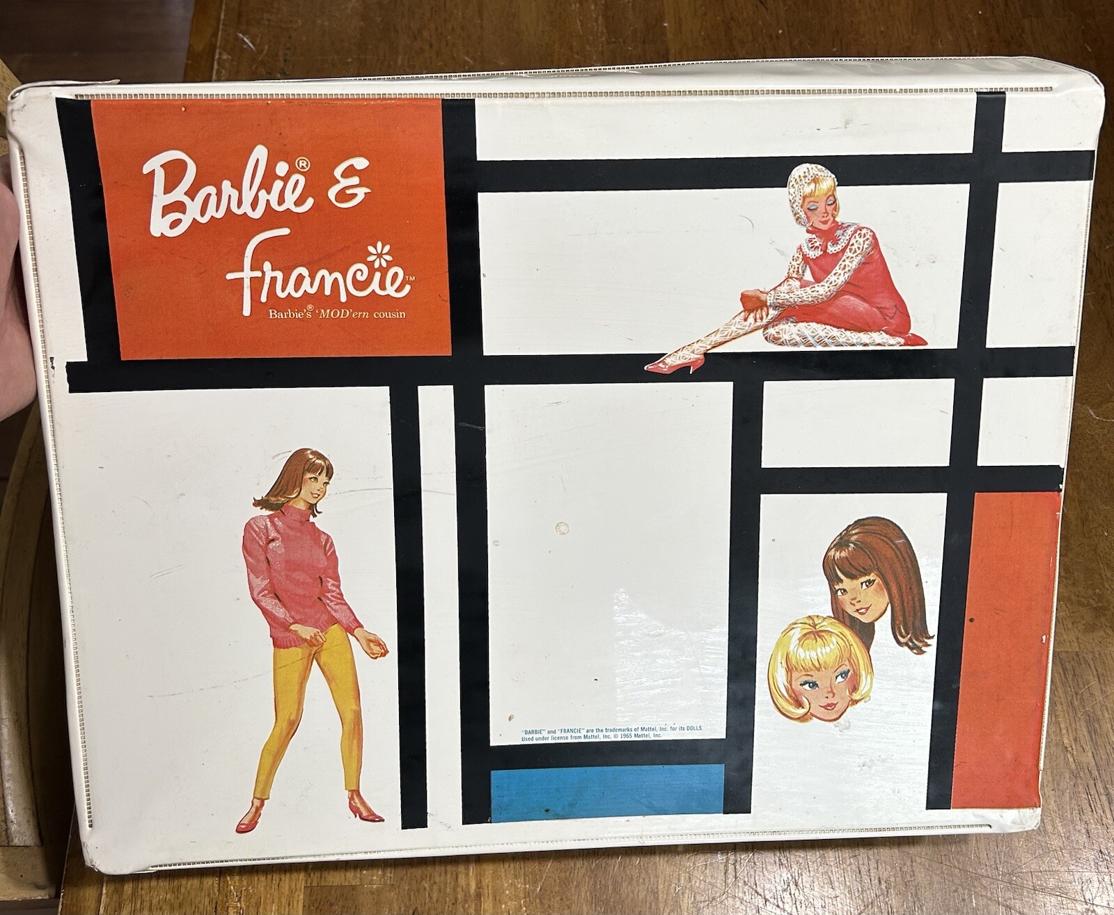 Vintage 1965 Mattel Barbie & Francie MOD'ern Cousin Doll Vinyl Double ...