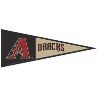 ARIZONA DIAMONDBACKS D-BACKS WOOL EMBROIDERED PENNANT 13"x32" WINCRAFT ...
