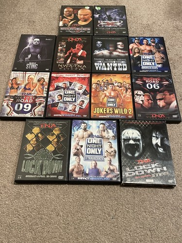 TNA Wrestling DVD lot(Read Desc.) AEW, ROH, PWG, JAPW free bonus to the ...