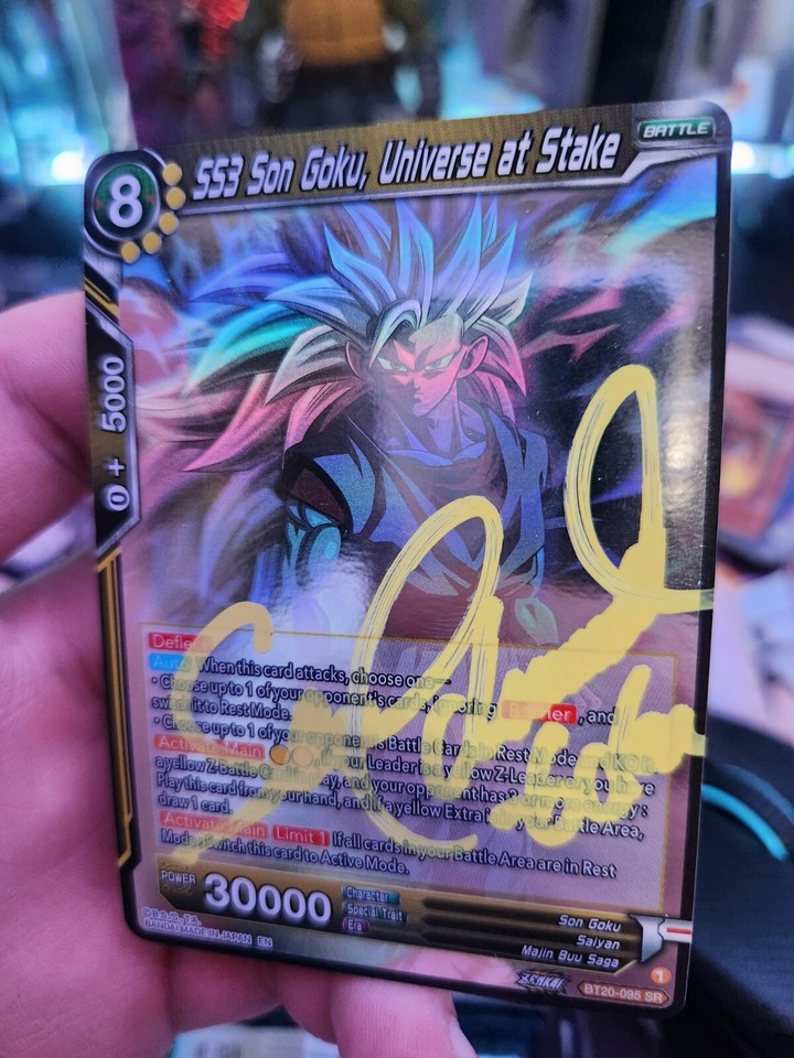 DRAGONBALL POWER ABSORBED SS3 SON GOKU UNIVERSE AT STAKE GHOST RARE ...