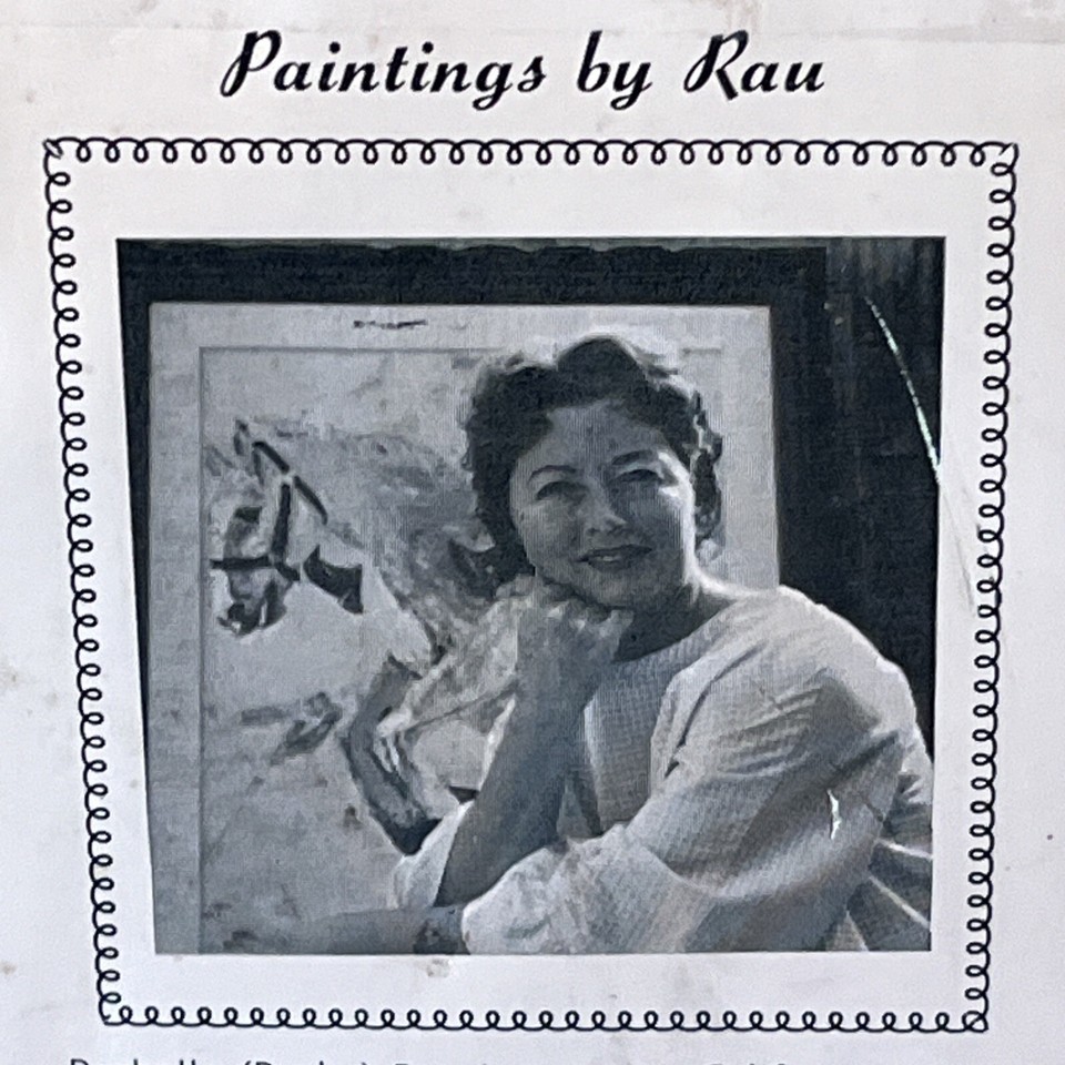 RARE Ca. Artist ROCHELLE "ROCKY" RAU Painting Purse Seiner SEA QUEEN ...