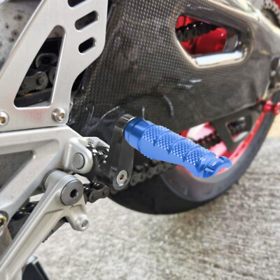 Blue R-FIGHT 40mm Riser Front Foot Pegs For S1000RR / HP4 13-15 16 17 ...