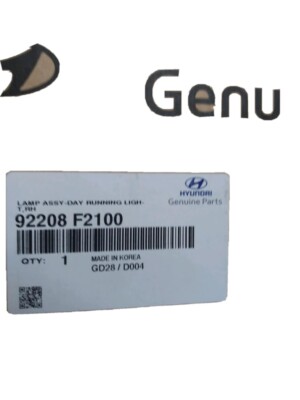 2015-2018 Hyundai Elantra right side daytime lamp OEM 92208-F2100 | eBay