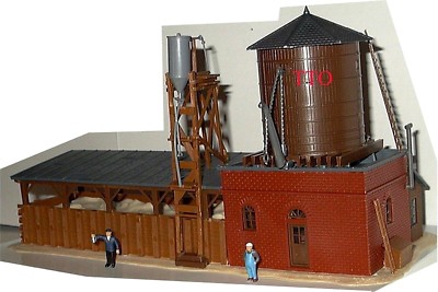 MODEL POWER HO SCALE STEAM LOCO SUPPLY BUILDING | eBay