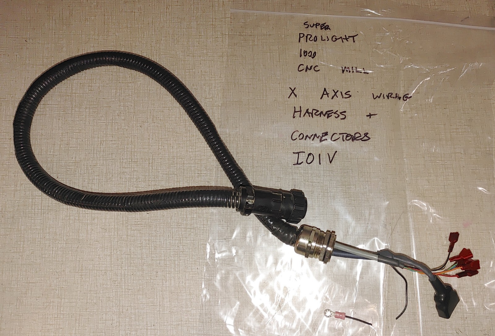 Intelitek Super Prolight 1000 CNC Mill X Axis Wiring Harness w ...