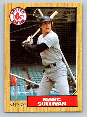 1987 Topps 66 Marc Sullivan Boston Red Sox | eBay