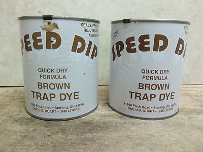 Andy Stoes Brown Speed Dip Trap & Snare Dye (2 Quarts)Trapping Snare ...