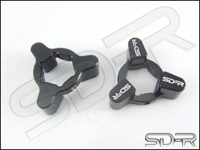 17mm SDR Racing CNC Front Fork Preload adjusters 2006 - 2007 Yamaha YZF R6 Black | eBay