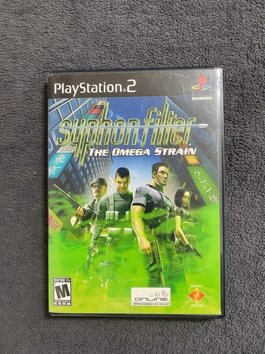 Syphon Filter: The Omega Strain (Sony PlayStation 2 PS2) *CIB W/ MANUAL ...