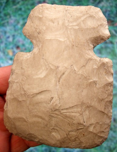 Super Fine G10 Missouri Notched Flint Hoe with COA Arrowheads Artifacts ...