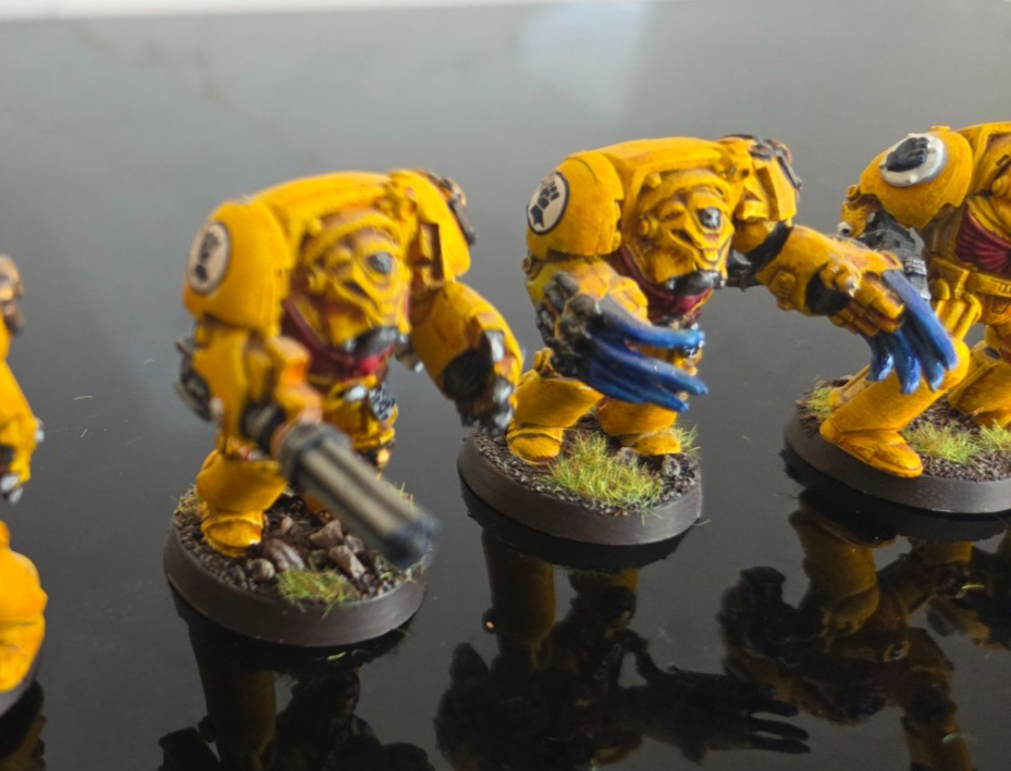 Games Workshop Warhammer 40K: Imperial Fists Terminators. 6 figures ...