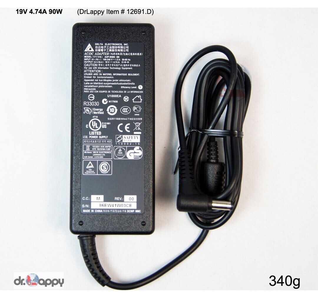 90W AC Power Adapter Charger for Lenovo E41 E42 E43 E46 E47 E41G E42G ...