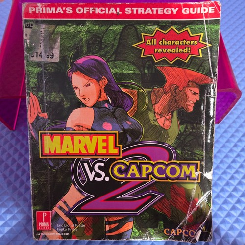 Marvel vs Capcom 2 Prima's Strategy Guide Sega Dreamcast 2000 *RARE ...