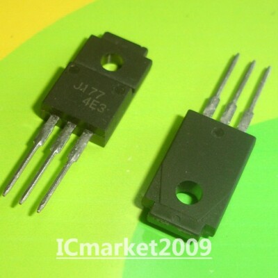 2 PCS 2SJ177 TO-220F J177 P-Channel Mosfet High Speed Power Switching ...