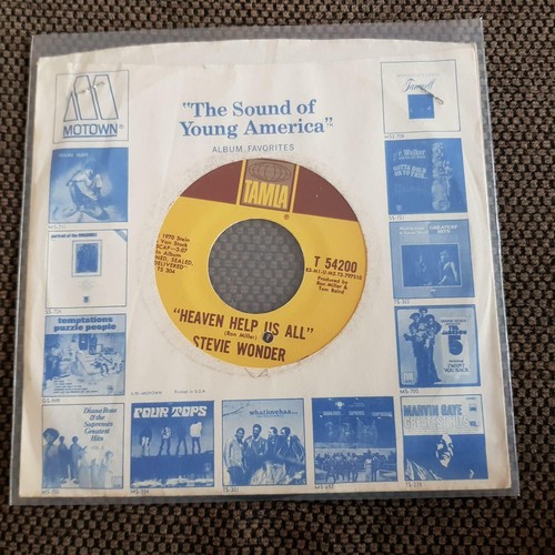 7" Single Vinyl Stevie Wonder- Heaven help us all/ I gotta have a song ...